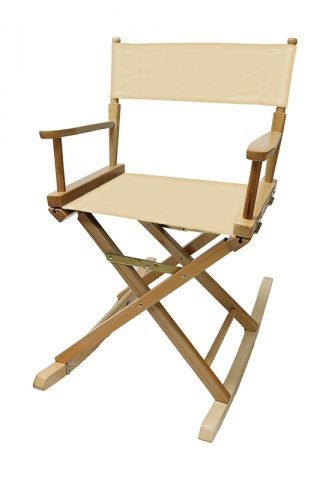 Gold Medal Rocking Director’s Chair – Table Height | The Chair Store